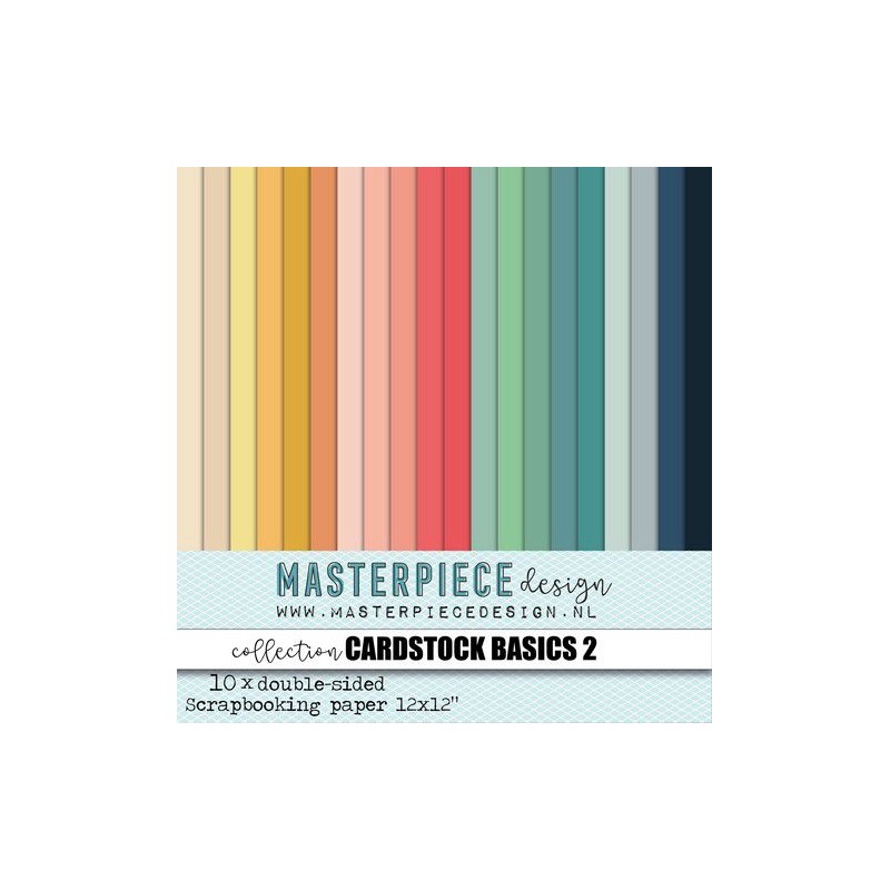 Masterpiece Papercollection Cardstock Basics Nr2 12x12